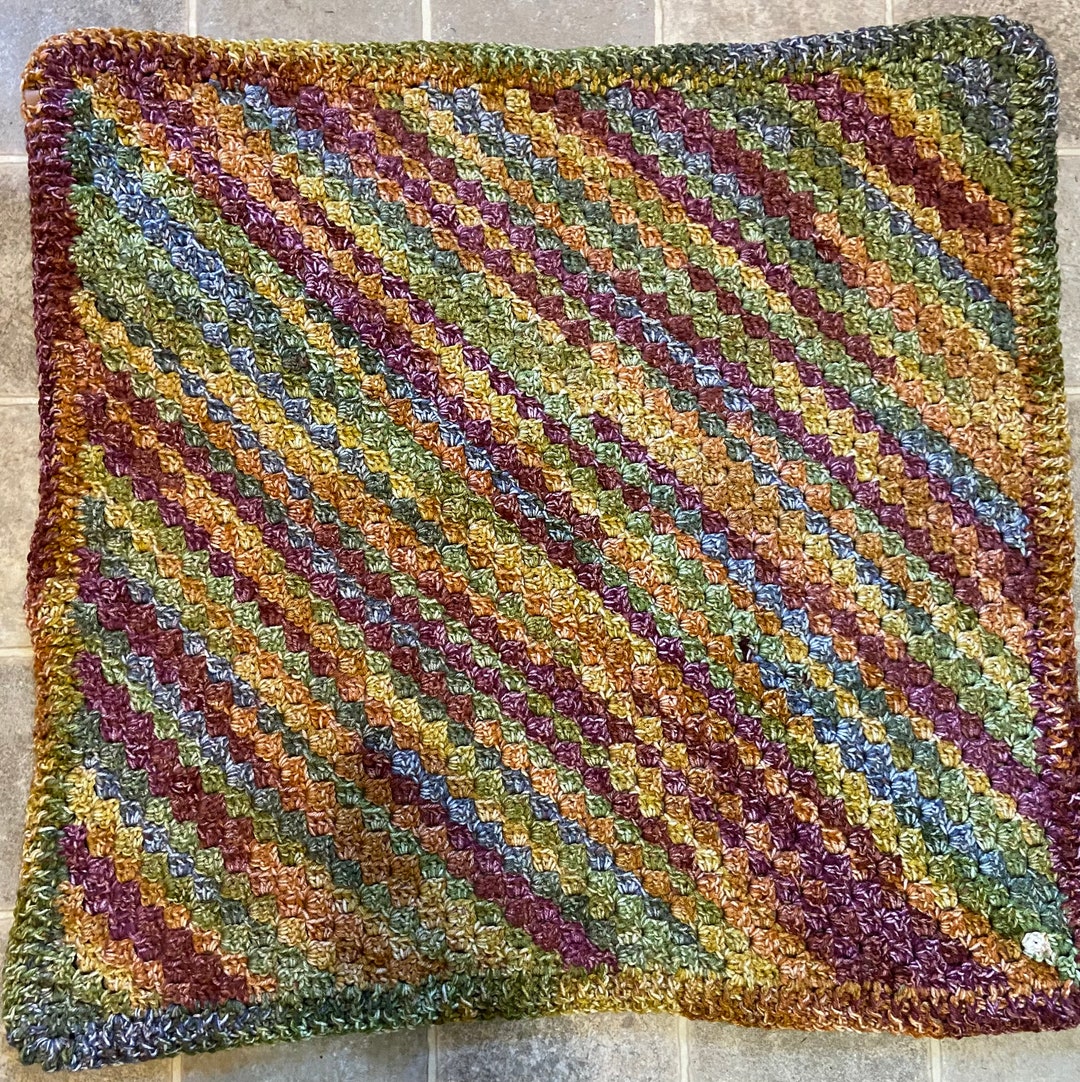 Rainbow Multi Colored Crocheted Afghan- "majestic Rainbow" - Etsy