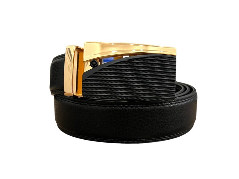 Men's Click Ratchet Belt Sliding Buckle Adjustable Trim to Exact Fit ...
