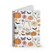 Retro Fall Notebook, Retro Ghost Notebook, Halloween Notebook - Etsy