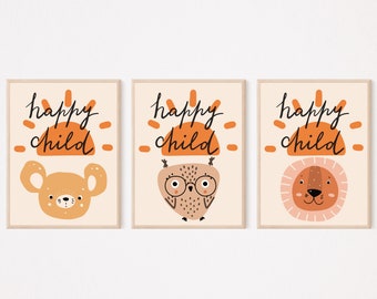 Happy Child Word Art - Etsy