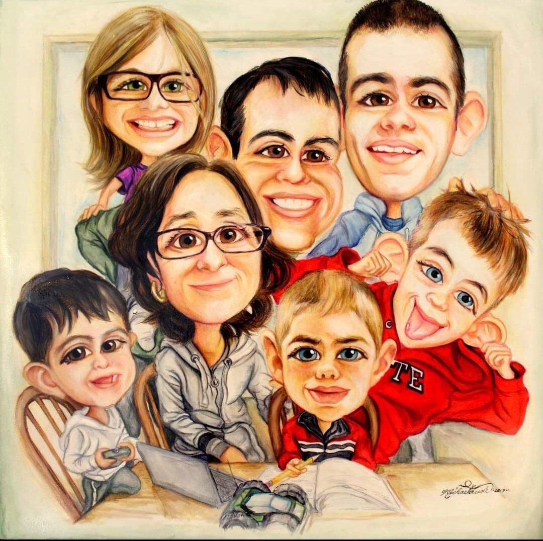 Custom Color Caricatures - Etsy