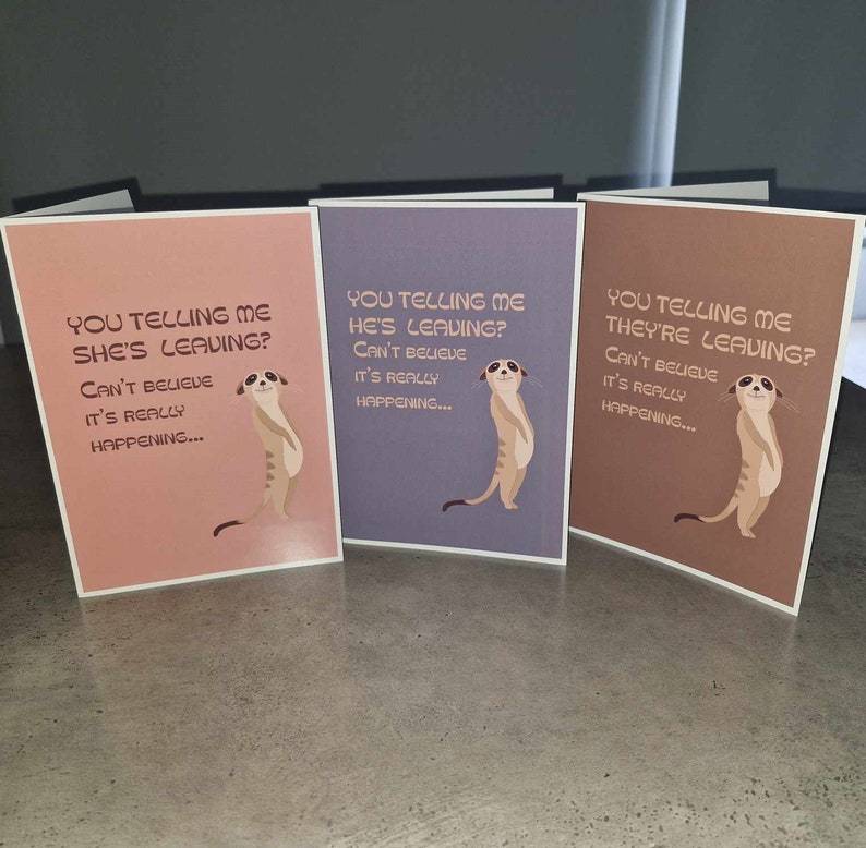 Funny Farewell Card Printable, Digital Goodbye Card, Funny Retirement ...