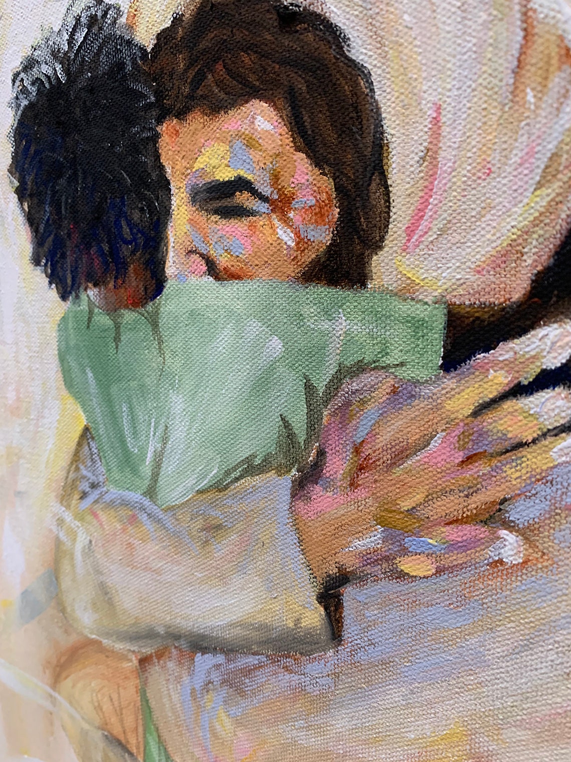 Jesus Christ Artwork Painting, the Arms of Christ, LDS Christian Art ...