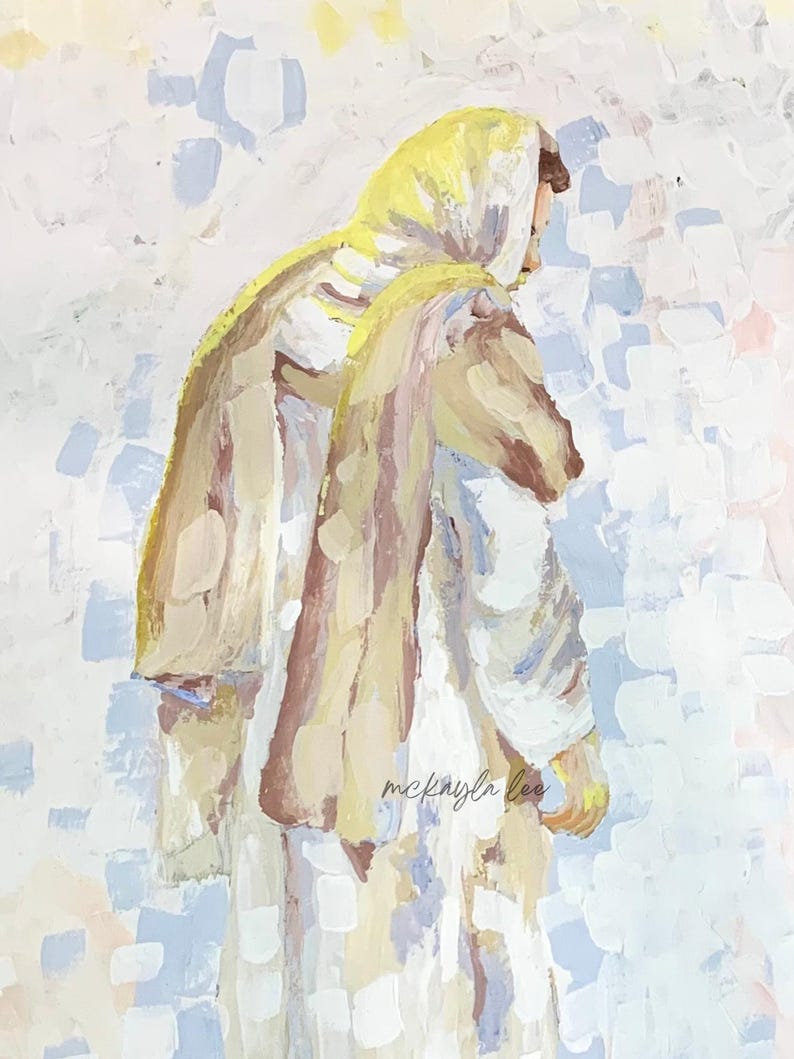 Jesus Christ Art Print, Neutral Colors, LDS Christian Artwork - Etsy