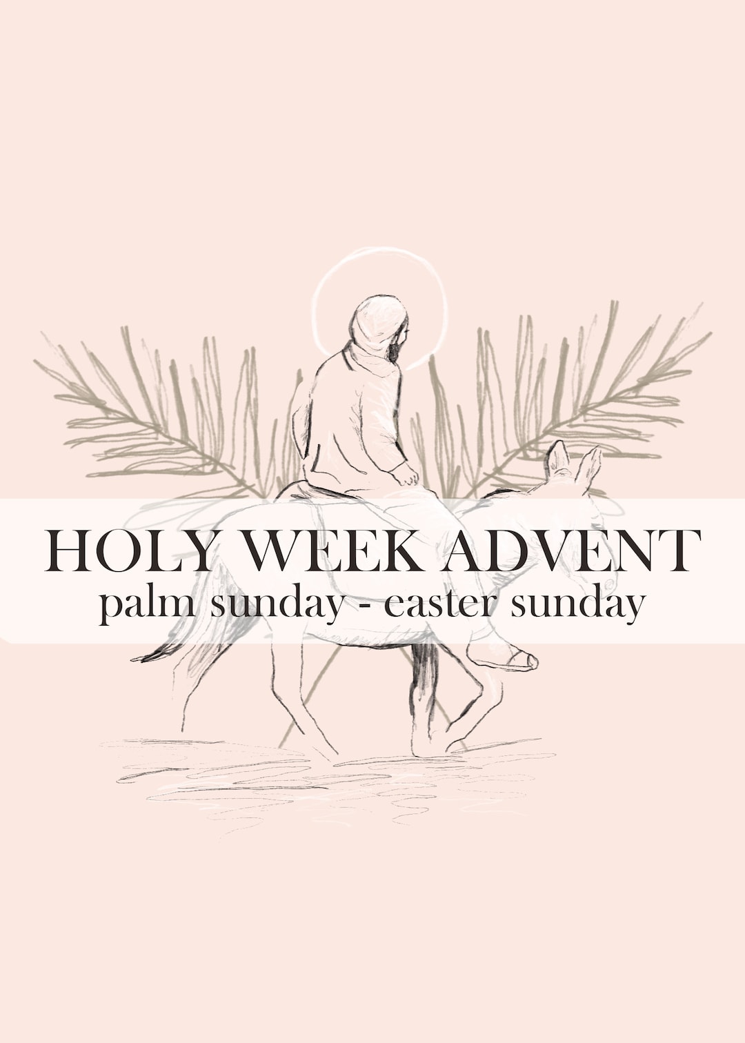 Modern Holy Week Advent Calendar, Christian Artwork for Easter, LDS ...