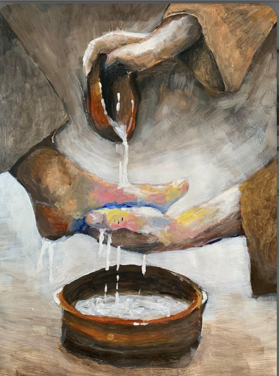 Christian Biblical Christs Hands Artwork, LDS Scripture Cards, by His ...