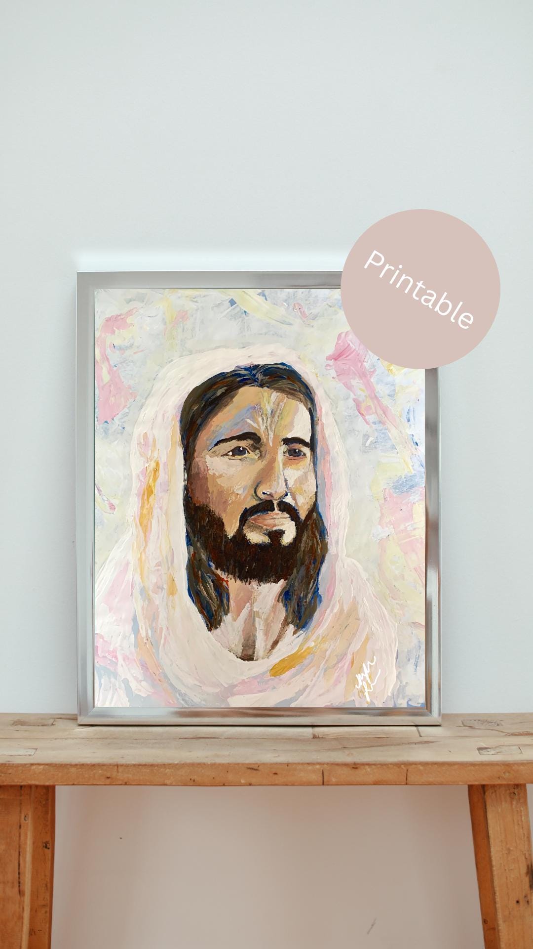 Jesus Christ Artwork Painting, christ in Color, LDS Christian Art Print ...
