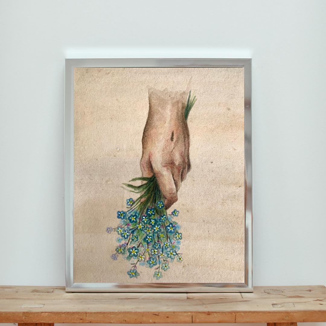 Jesus Christ Artwork Painting, "forget Me Not", LDS Christian Art Print ...