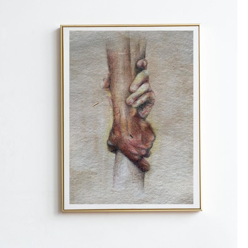 Jesus Christ Bible Verse Artwork Painting, "without Wavering", LDS ...