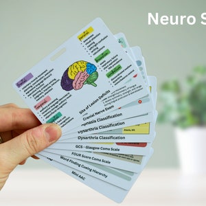 Medical SLP Badge Reference Cards - Etsy