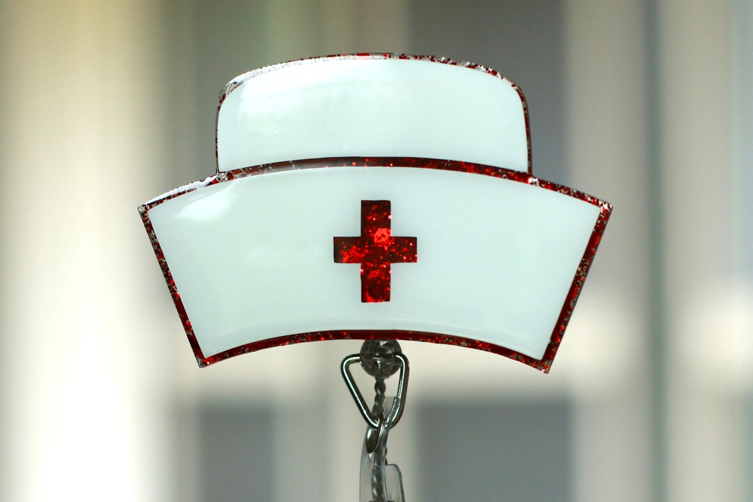 Nurse Hat Badge Reel, Traditional Nursing Hat - Etsy