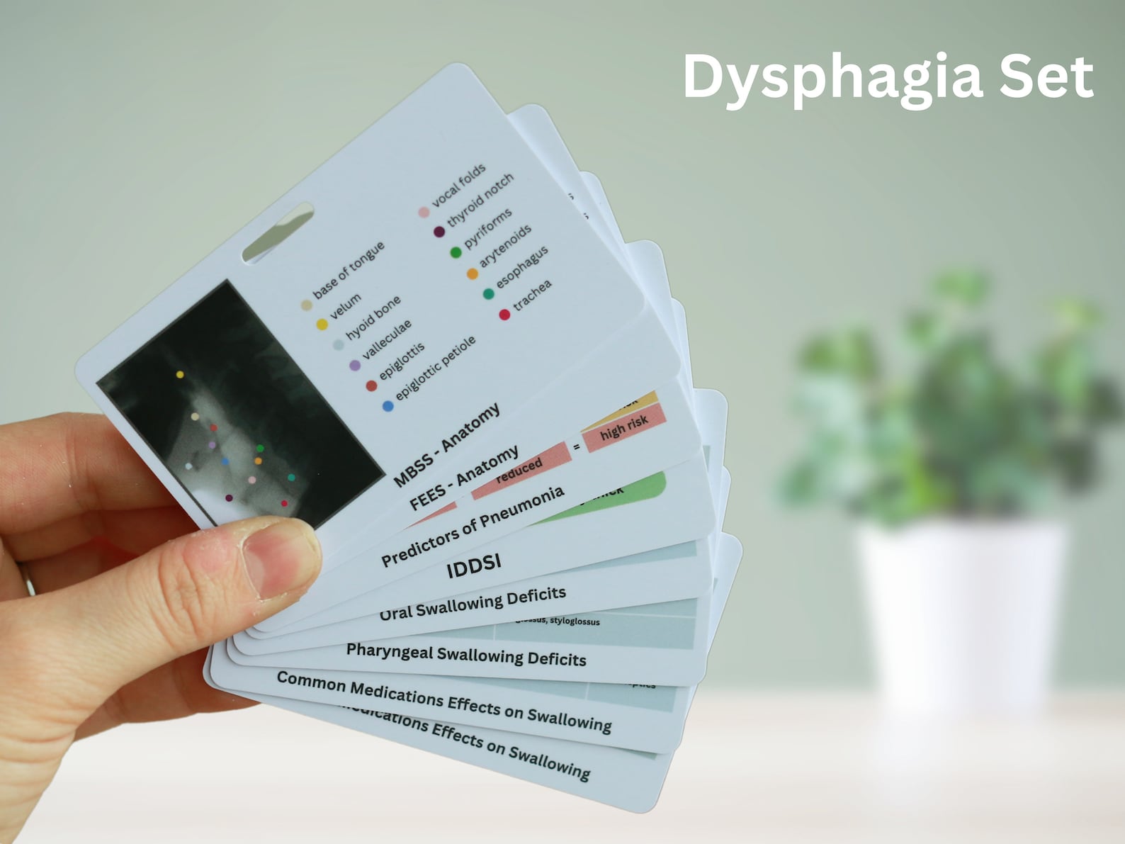 Medical SLP Badge Reference Cards - Etsy