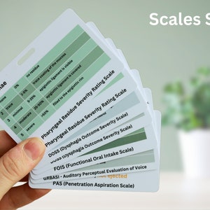 Medical SLP Badge Reference Cards - Etsy