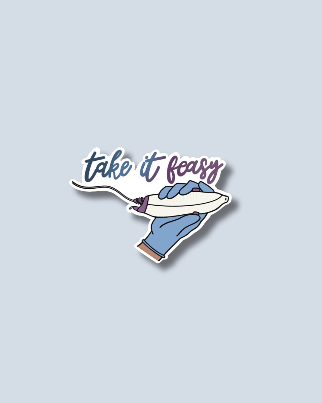 FEES Sticker, Endoscopy, Acute Care SLP Sticker, Take It Feasy - Etsy