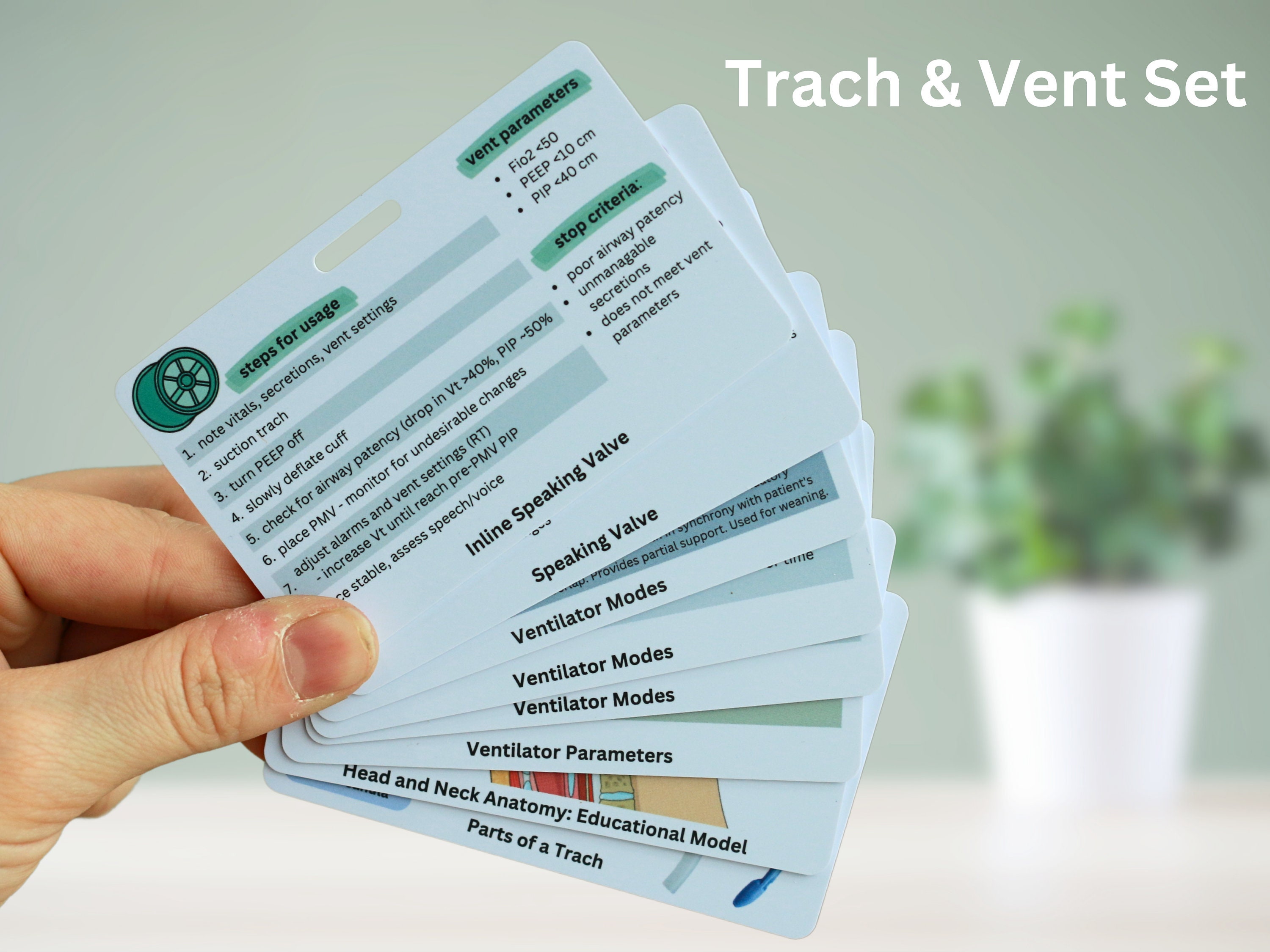 Medical SLP Badge Reference Cards - Etsy