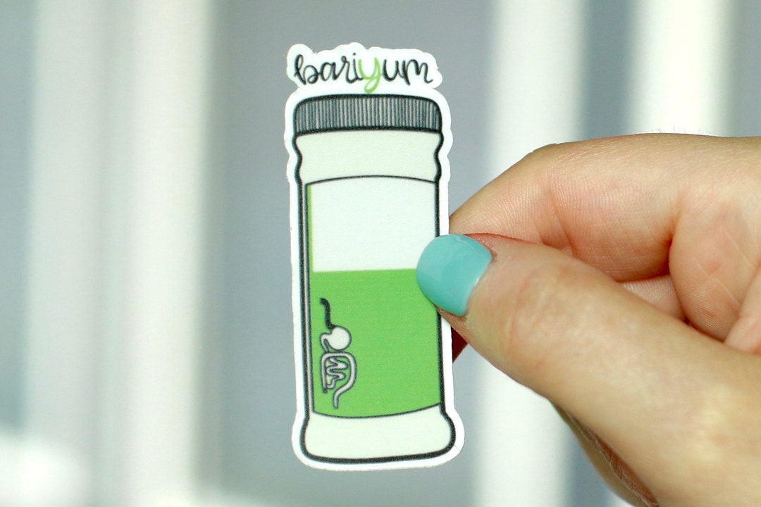 Barium Sticker SLP Modified Barium Swallow Study MBSS - Etsy