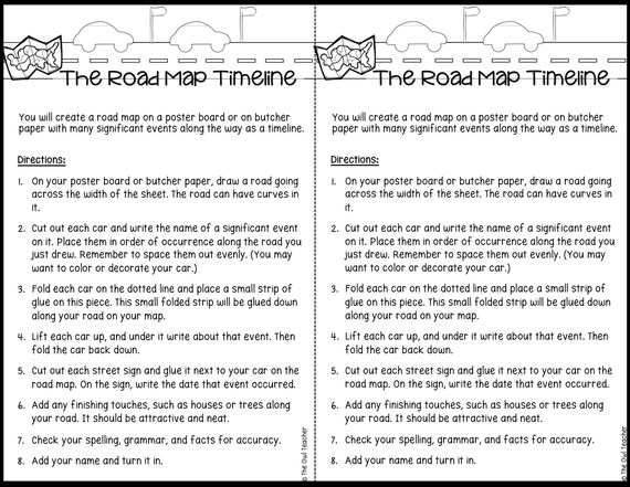 How To Make A Timeline On A Poster Board