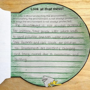 Earth Day Activities | Earth Day Writing and Craft Booklet - Etsy