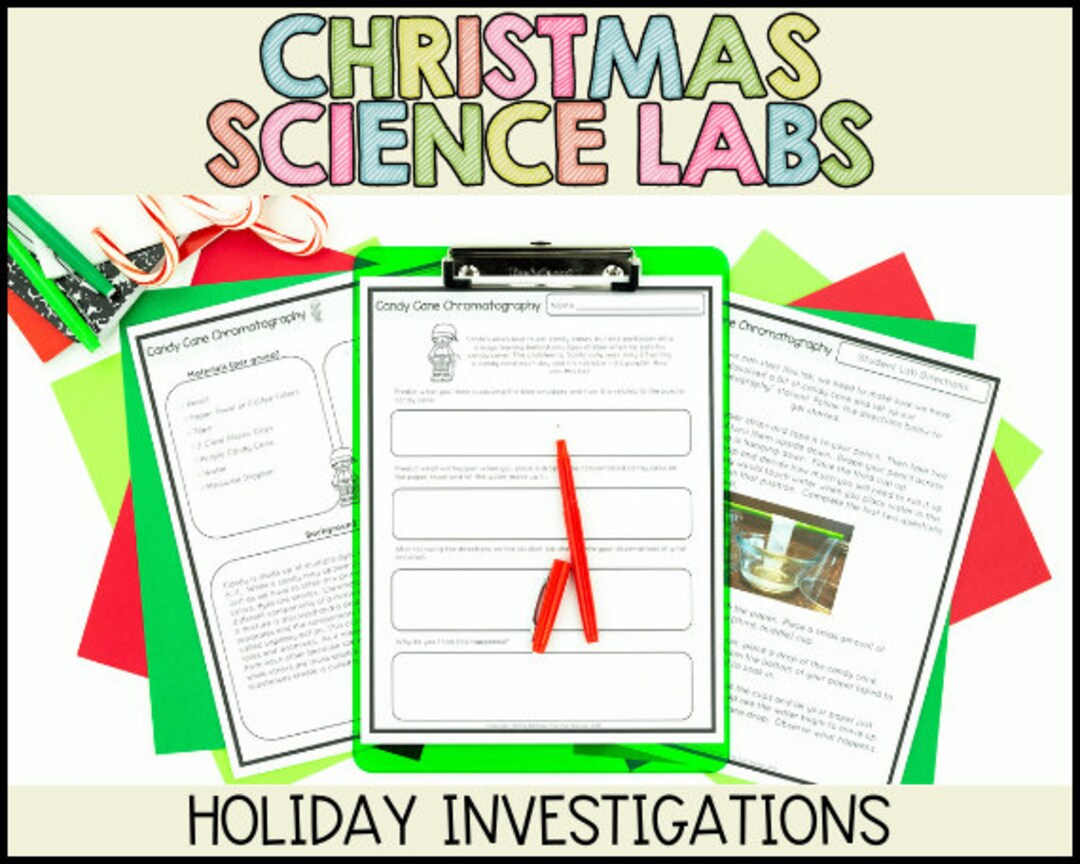 Holiday Science Labs | Christmas Science Experiments - Etsy