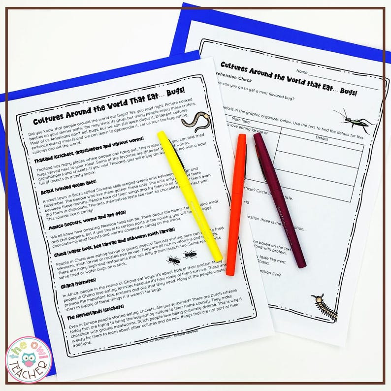 Nonfiction Reading Passages for 4th-5th Grade Inference Summarizing ...