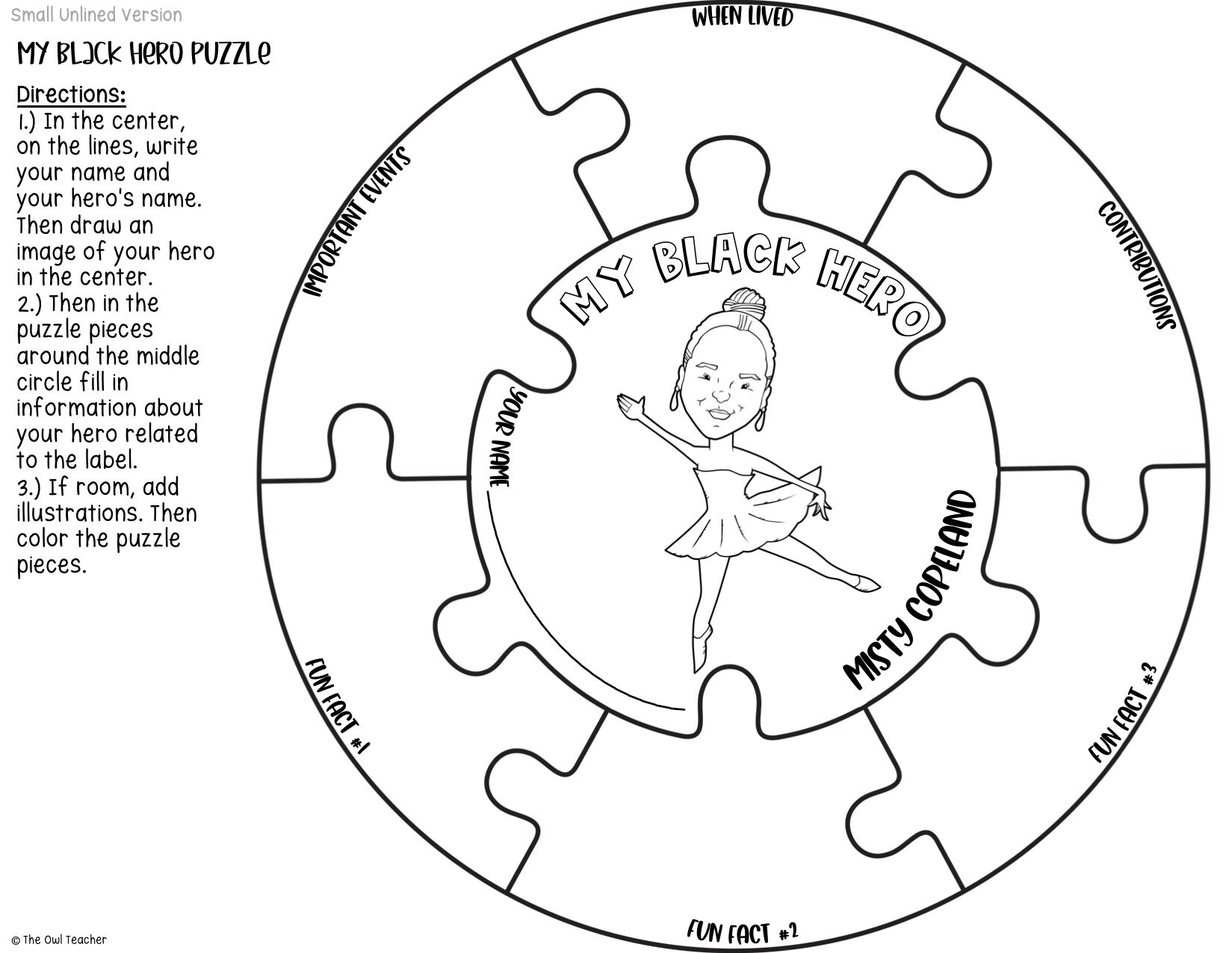 Black History Month Activity - Black Hero Puzzle - Etsy