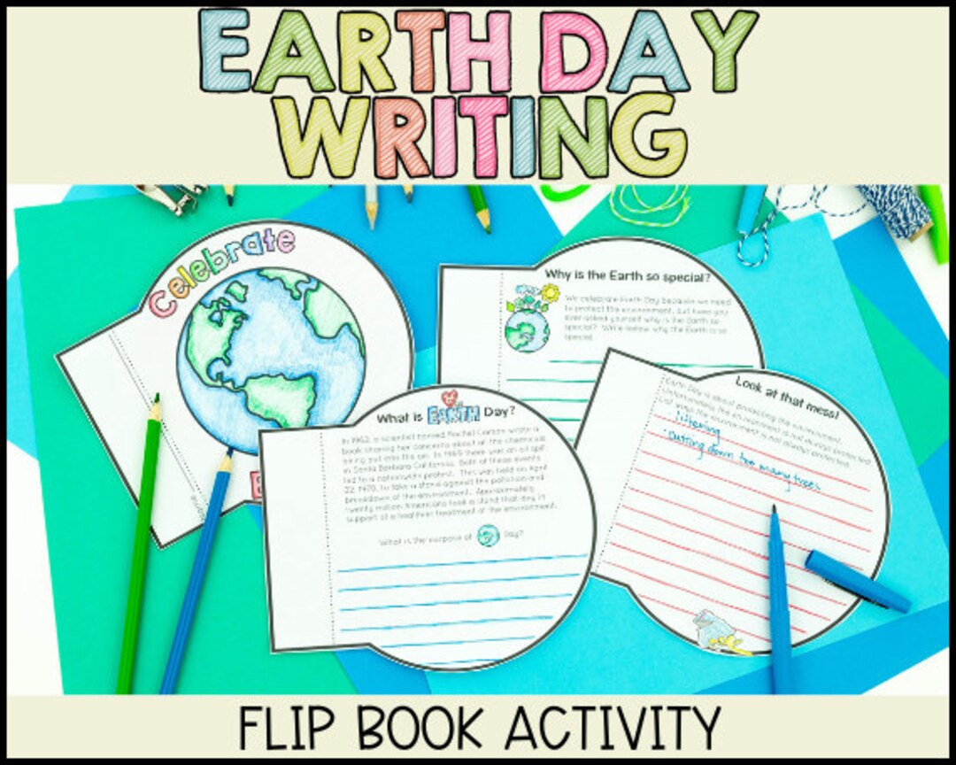 Earth Day Activities | Earth Day Writing and Craft Booklet - Etsy