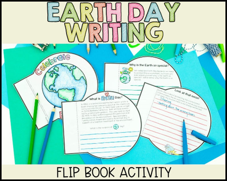 Earth Day Activities | Earth Day Writing and Craft Booklet - Etsy