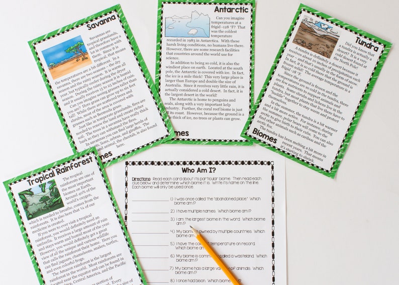 Ecosystems Scavenger Hunt Printable & Digital - Etsy