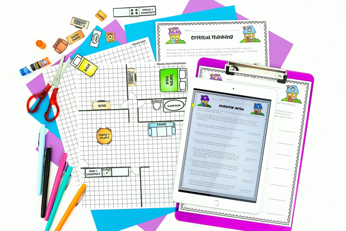 Area and Perimeter Project Based Learning Math Activity - Etsy