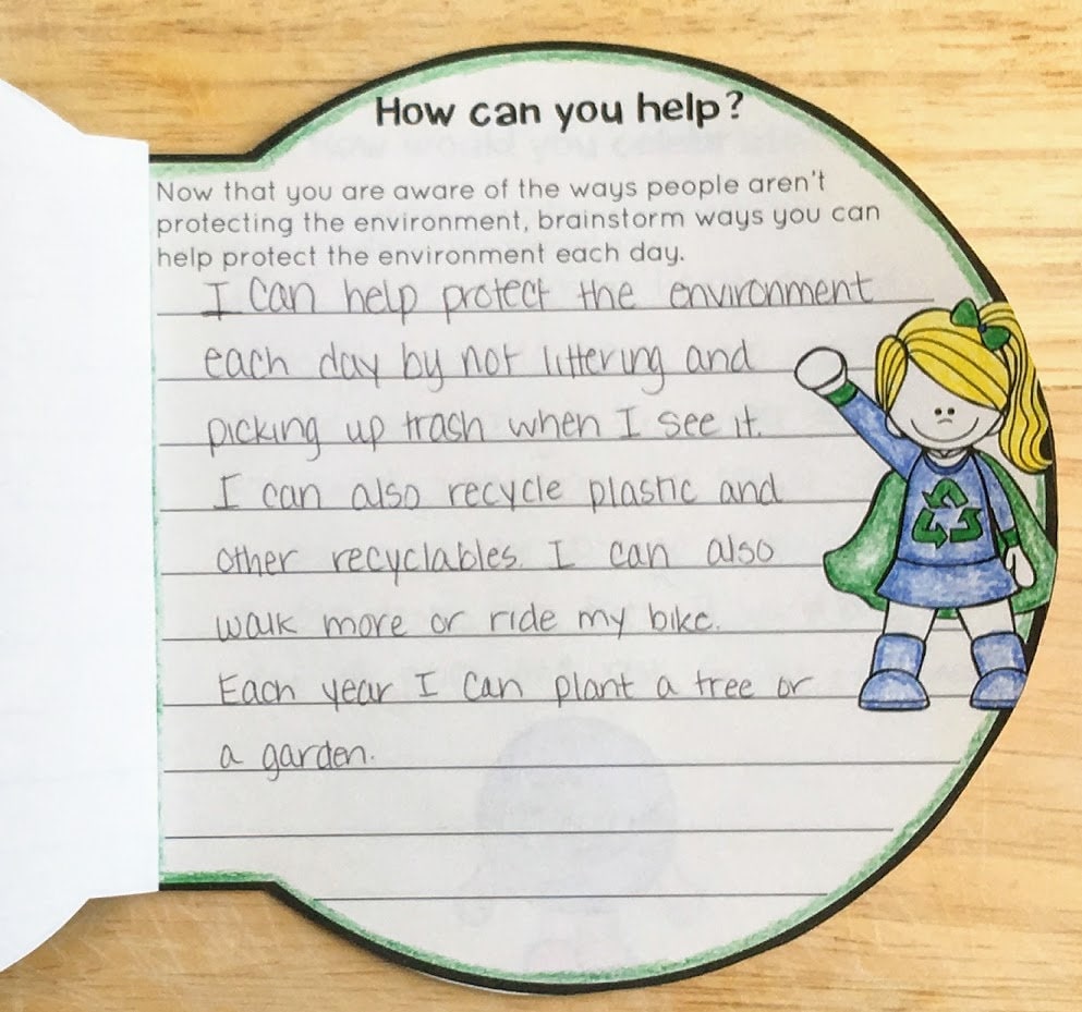 Earth Day Activities | Earth Day Writing and Craft Booklet - Etsy