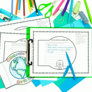 Earth Day Activities | Earth Day Writing and Craft Booklet - Etsy