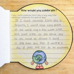 Earth Day Activities | Earth Day Writing and Craft Booklet - Etsy
