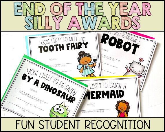 End of the Year Awards | Student Certificates | Class Awards - Etsy
