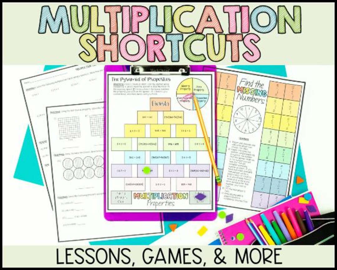 Multiplication Facts Fluency Practice Math Strategies Unit for 3rd ...