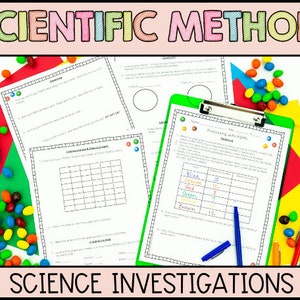 Scientific Method Worksheets | Labs | Lesson Plans | Unit - Etsy