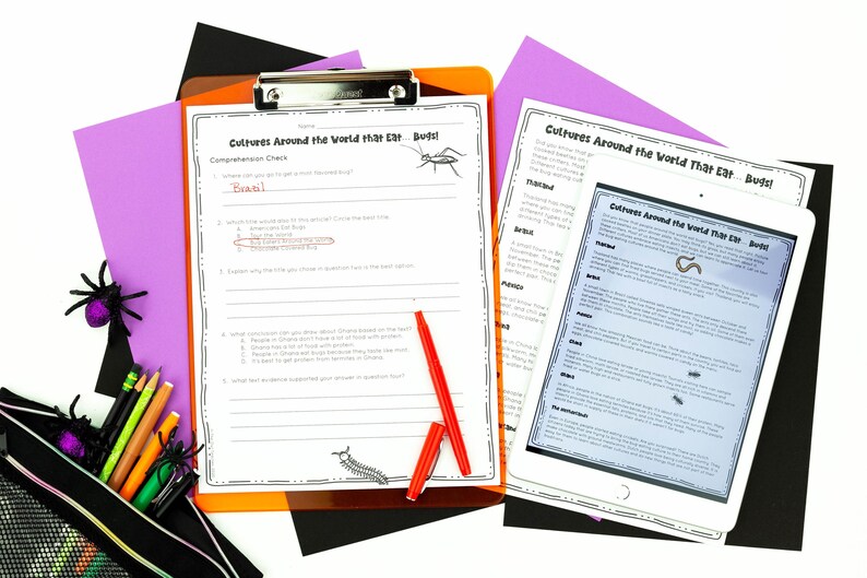 Nonfiction Reading Passages for 4th-5th Grade Inference Summarizing ...