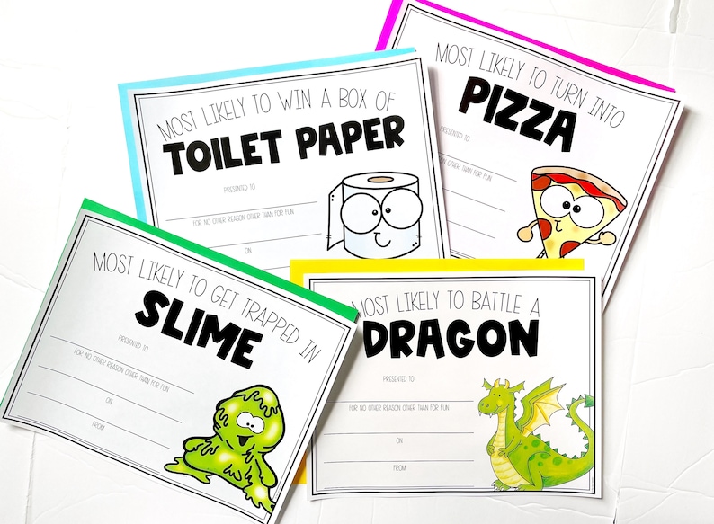 End of the Year Awards | Student Certificates | Class Awards - Etsy