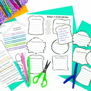 Paragraph Writing How to Write a Paragraph Scaffolding Activity - Etsy