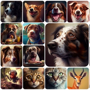 210 Printable Funny and Unique Animal Images - Perfect for Home Decor ...