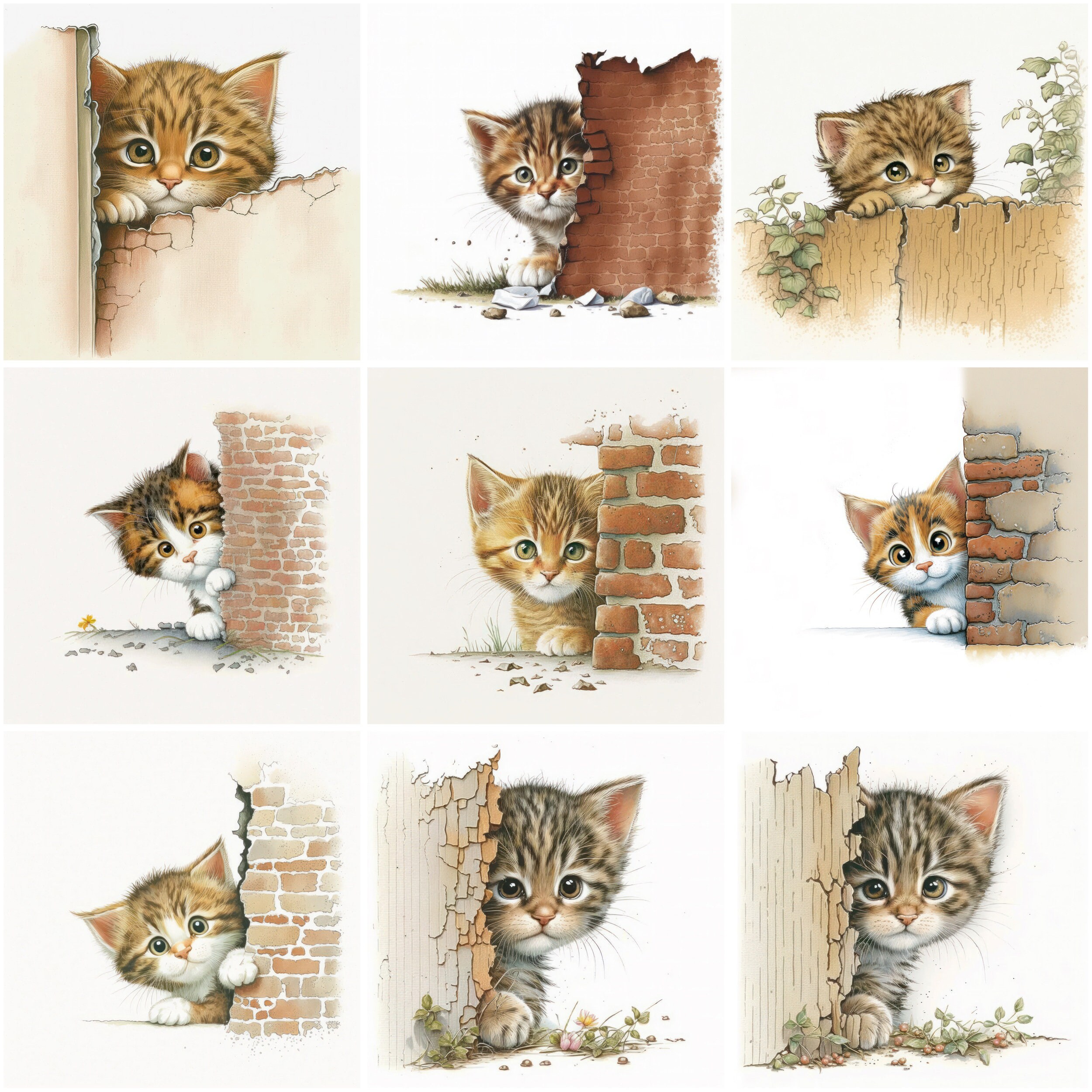 Peekaboo Cats: Adorable Collection of 50 Playful Feline Images, Perfect ...