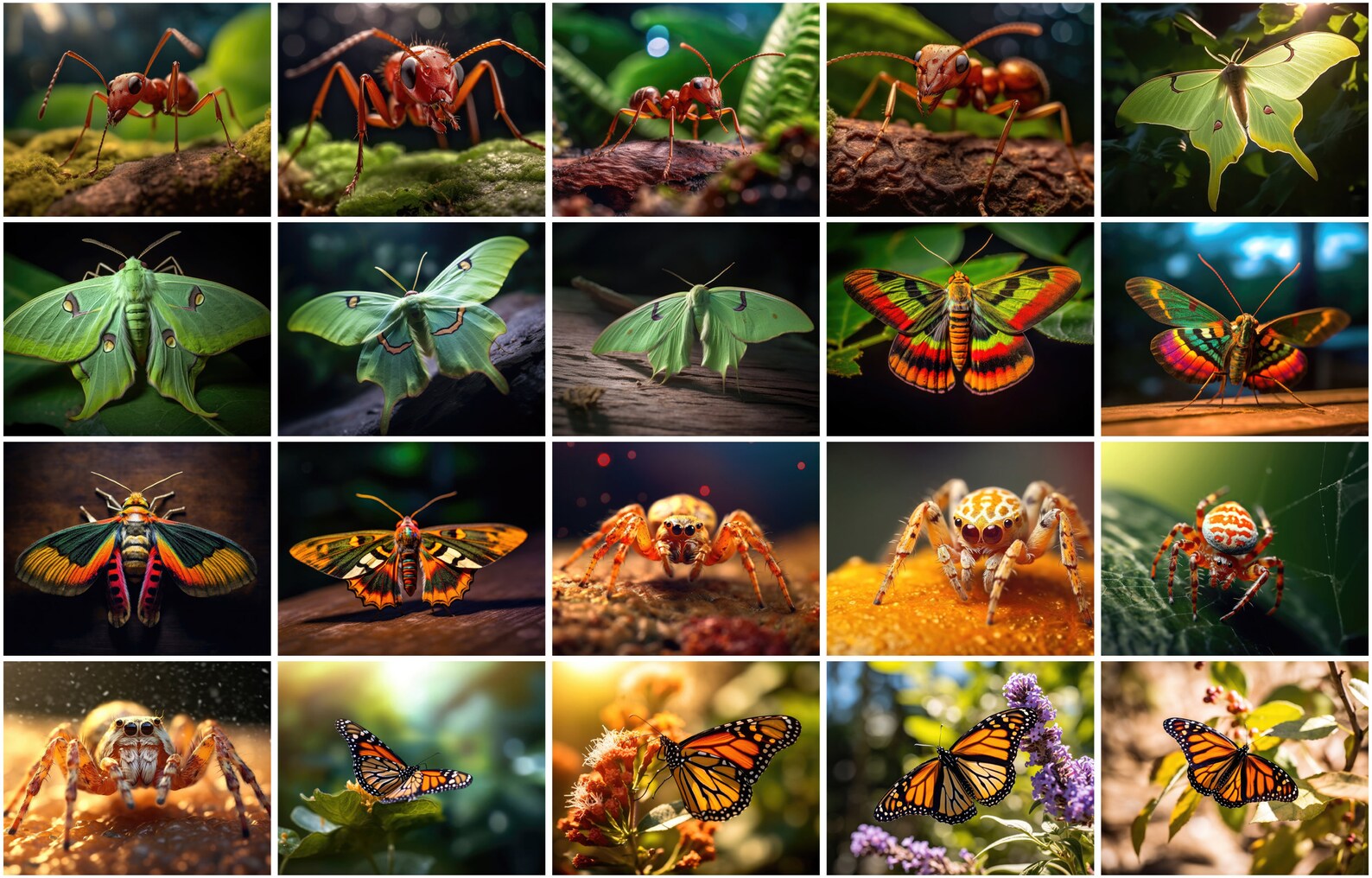 Macro Insect Artwork: High-res Image Set With Business Use License - Etsy