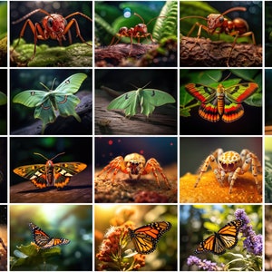 Macro Insect Artwork: High-res Image Set With Business Use License - Etsy