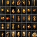 300 Gold Fruits & Vegetables Images - Etsy