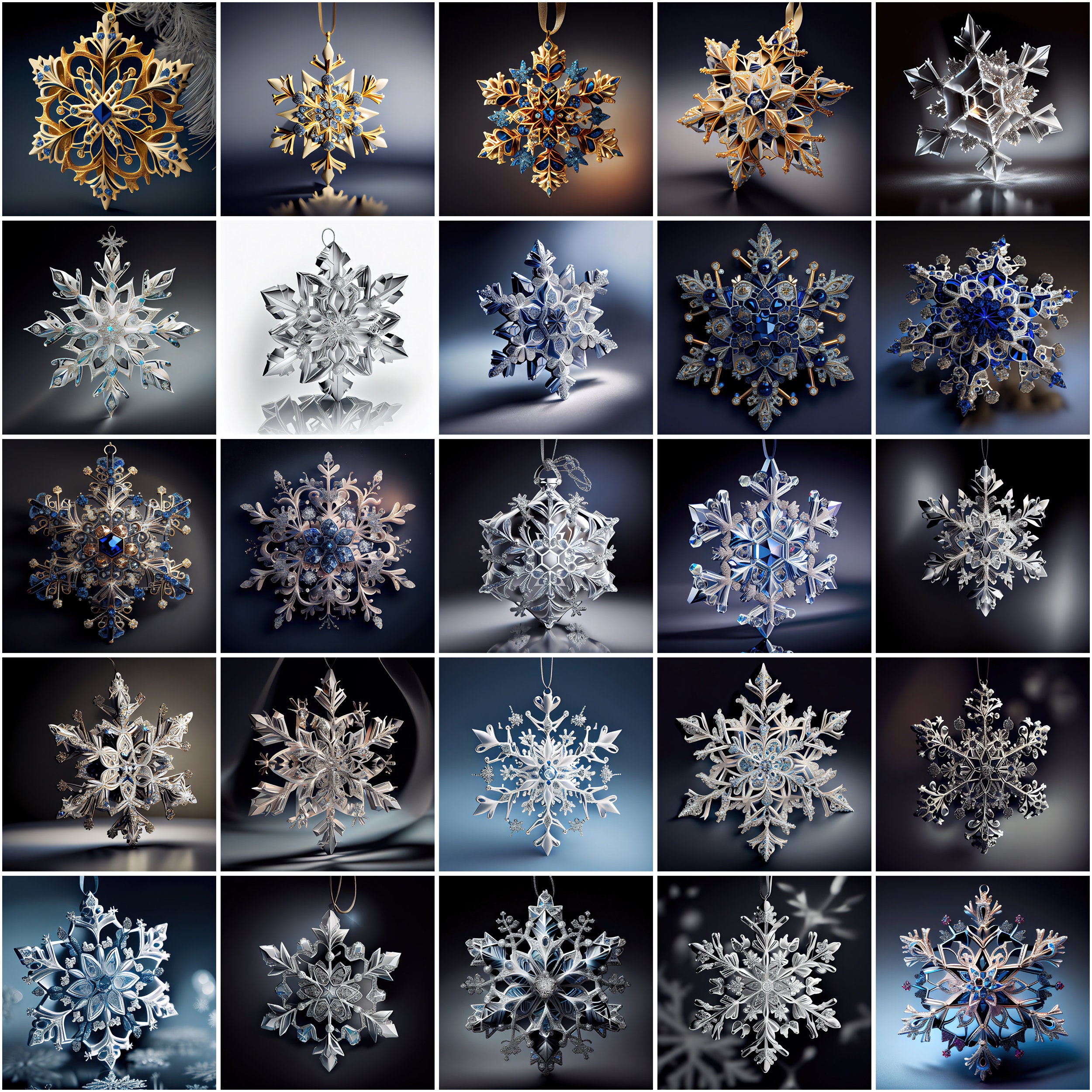 Download 170 Precious Snowflakes Clipart Images. Jewellery Images With ...