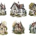 Elegant Baroque Cottage Watercolor Set - 65 Transparent Images for Your ...