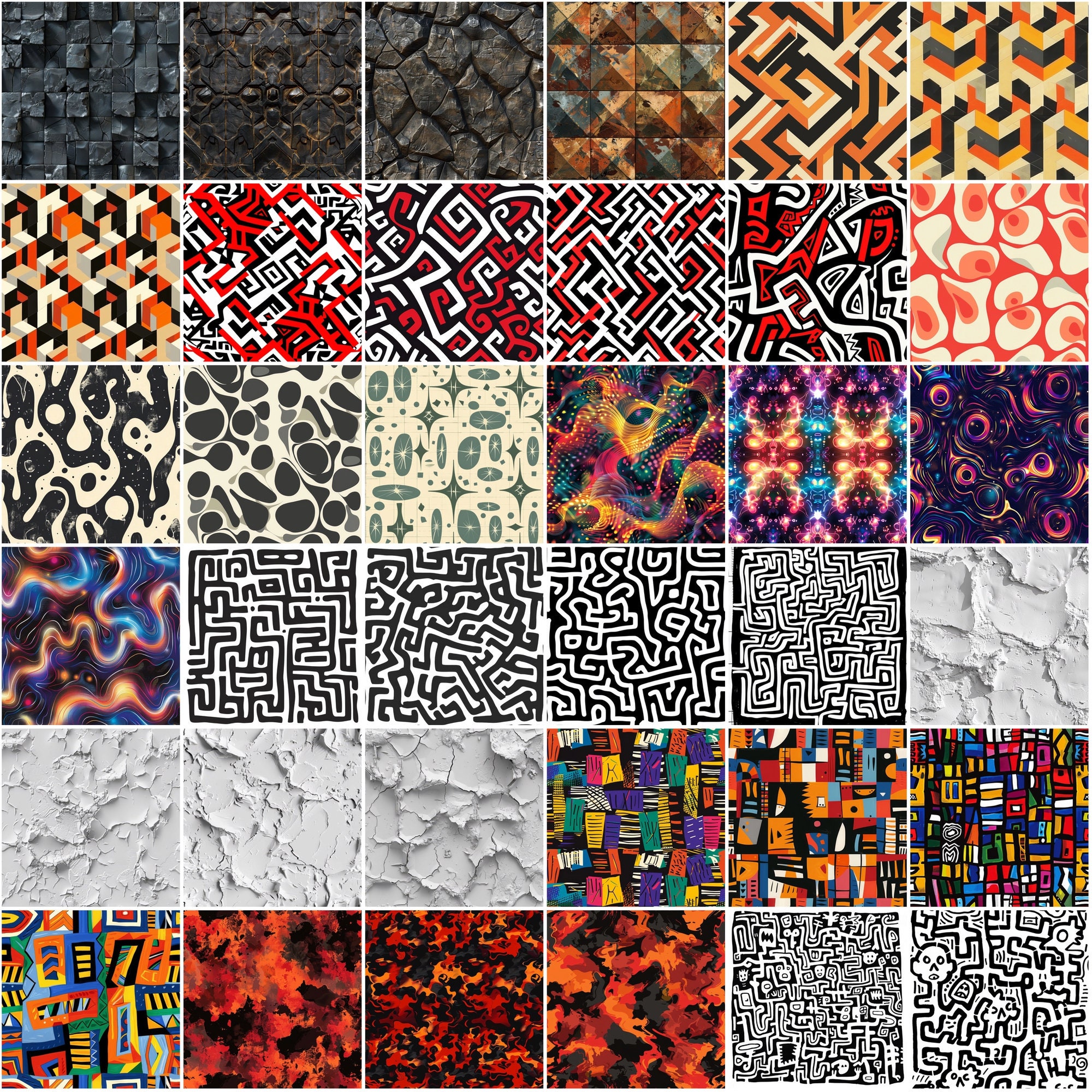 Ultimate Collection of 380 Seamless Patterns: Diverse Textures ...