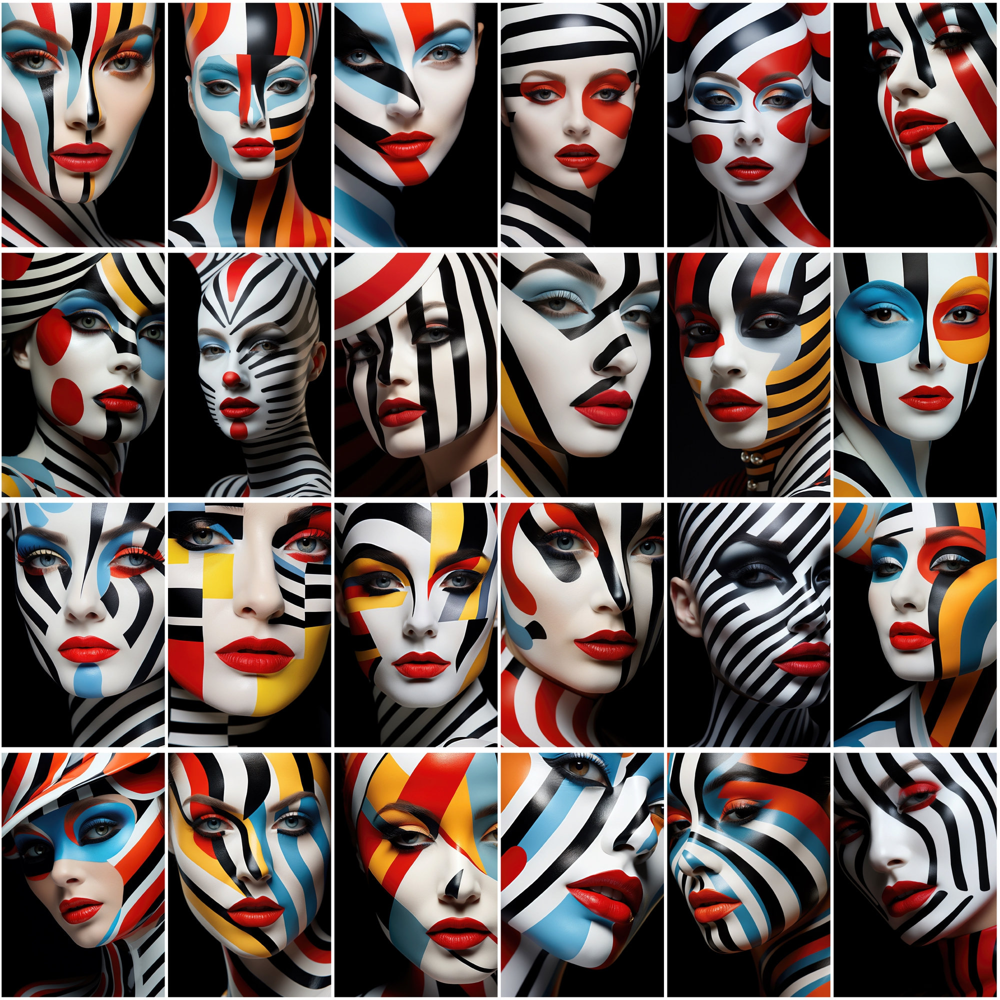 200 Artistic Portraits Bundle - Striking Illusion, Dramatic Makeup ...