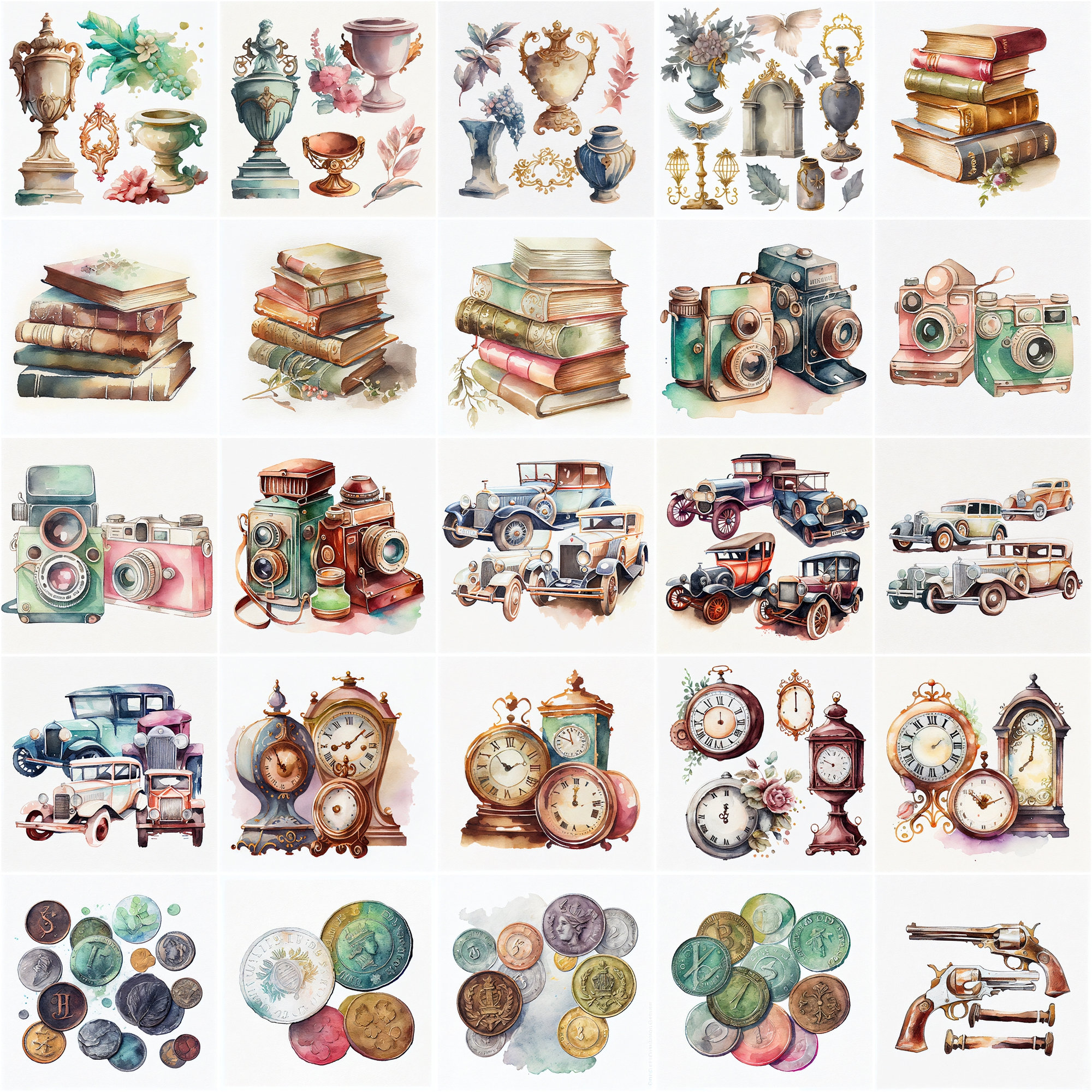 198 Retro Clipart Images With a Vintage Twist Transparent PNG ...