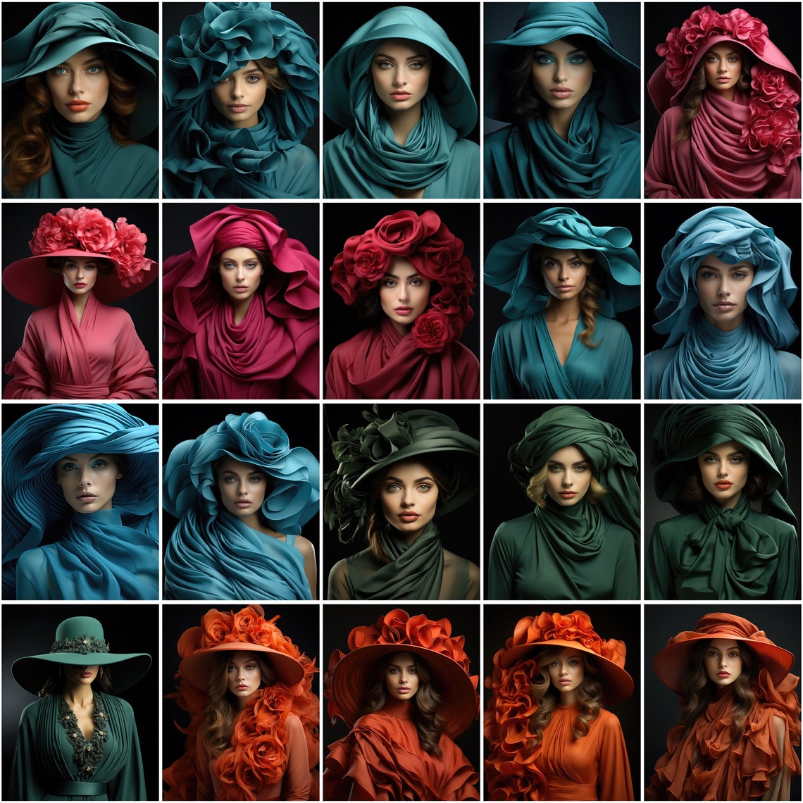 200 High-resolution PNG Images of Fashionable Women in Trendy - Etsy
