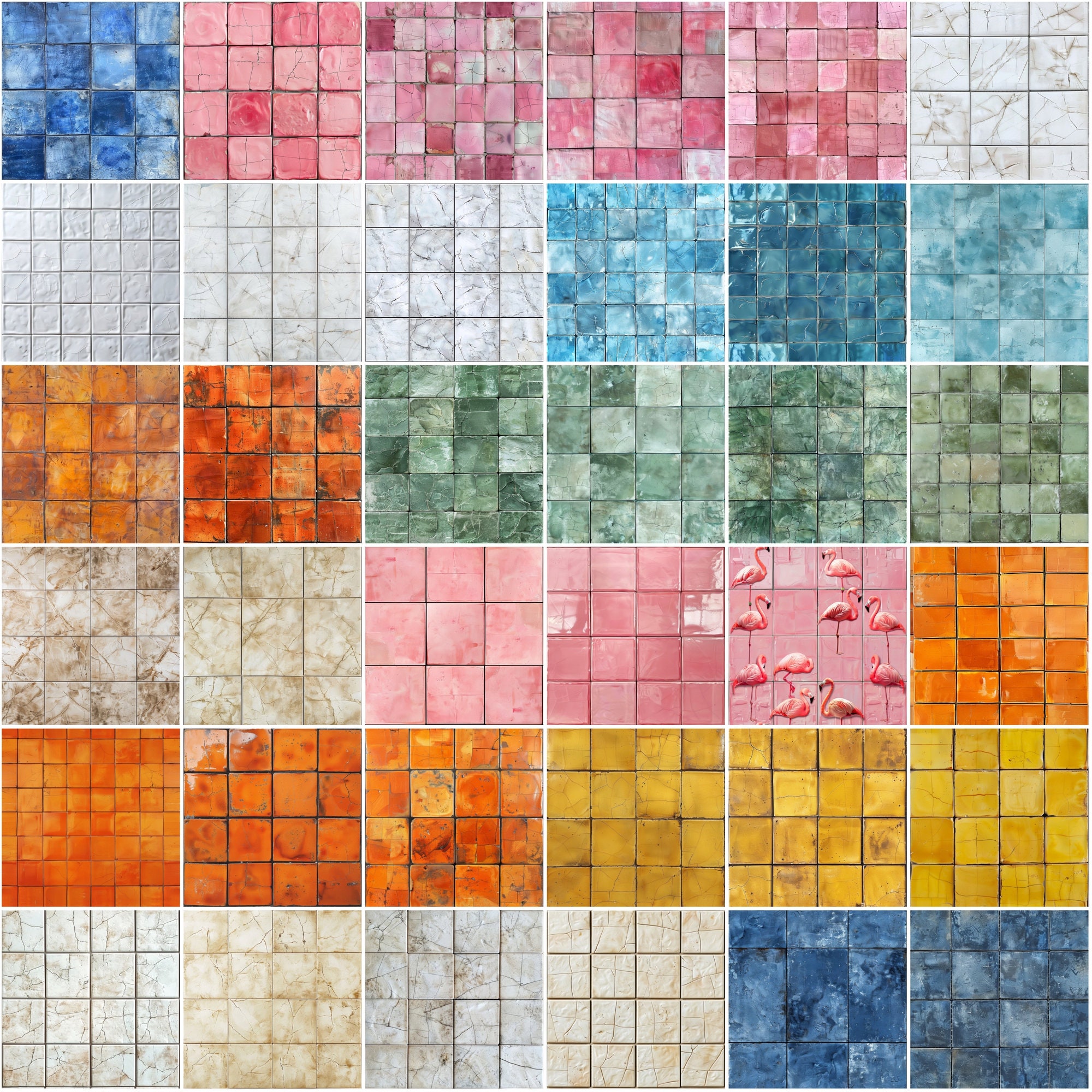 330 Ceramic Tile Seamless Patterns Bundle - High-resolution JPG ...
